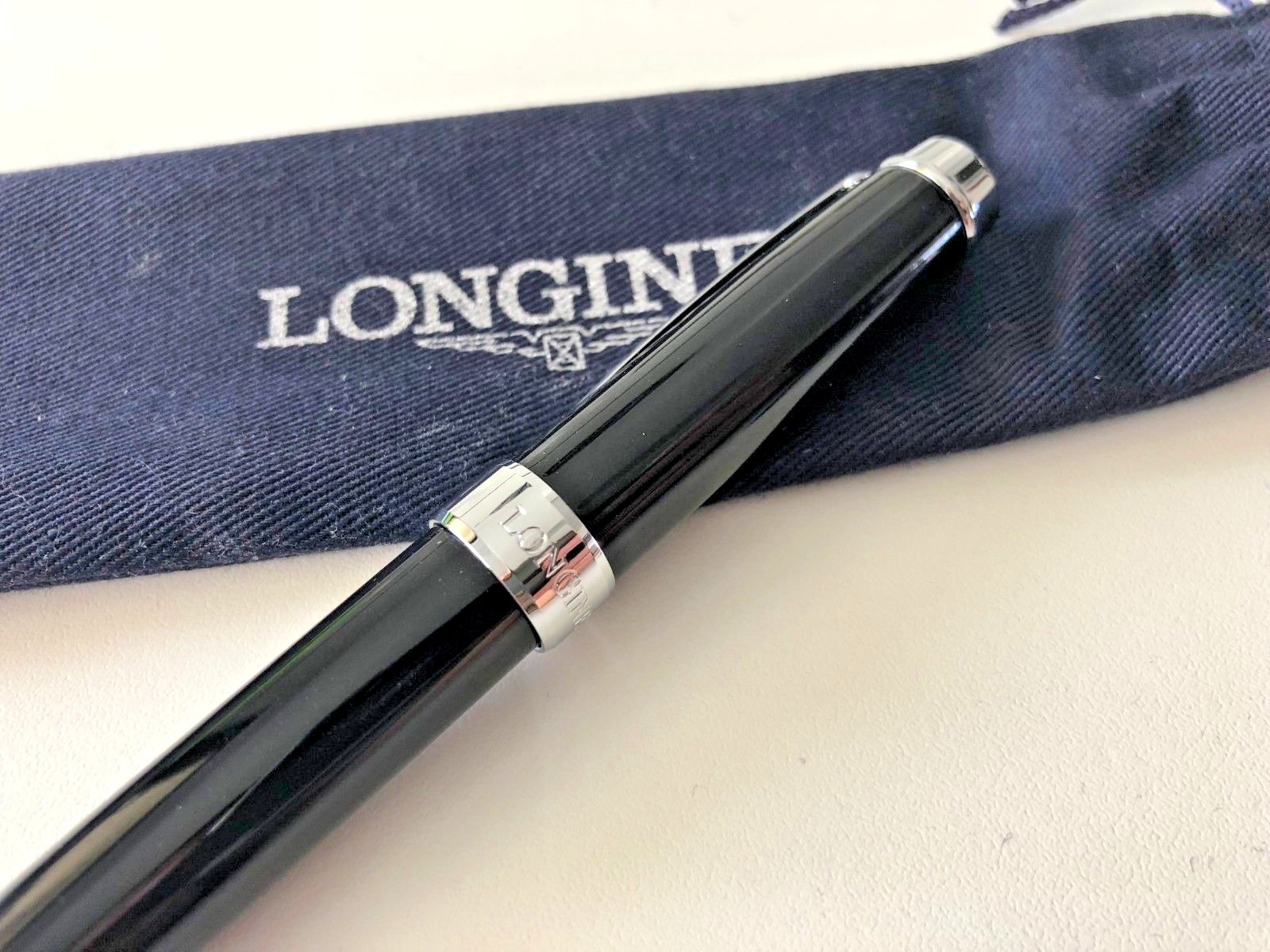 LONGINES WATCHES - ROLLERBALL PEN + COVER OFFICIAL MARCHANDISE - BRAND ...