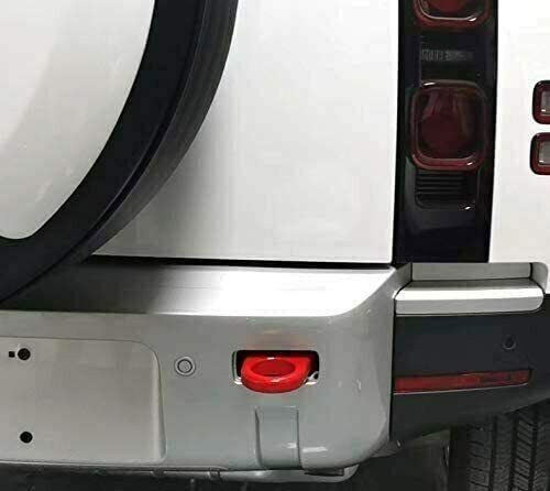 Rear Trailer Hook Fits for Defender 90 110 130 2020-2023 2024 Metal Red ...