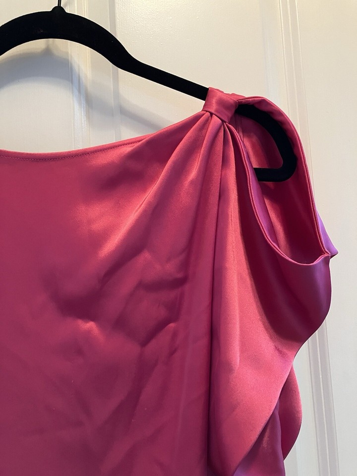 St John Evening Gown Size 8 Fusia Pink 54 Inches Length (purchased ...