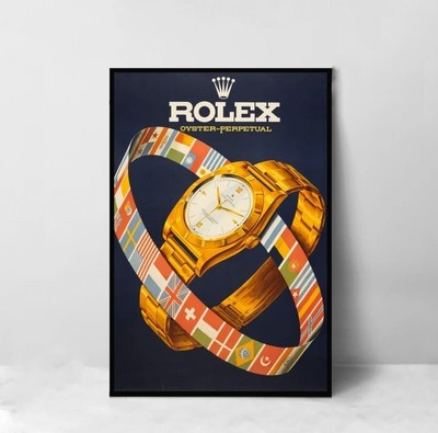 Rolex Poster Oyster Perpetual Vintage Poster - High Quality | eBay