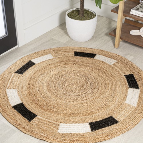 JONATHAN Y Lighting RNF106-5R Ansa Collection 5' x 5' Jute Power ...