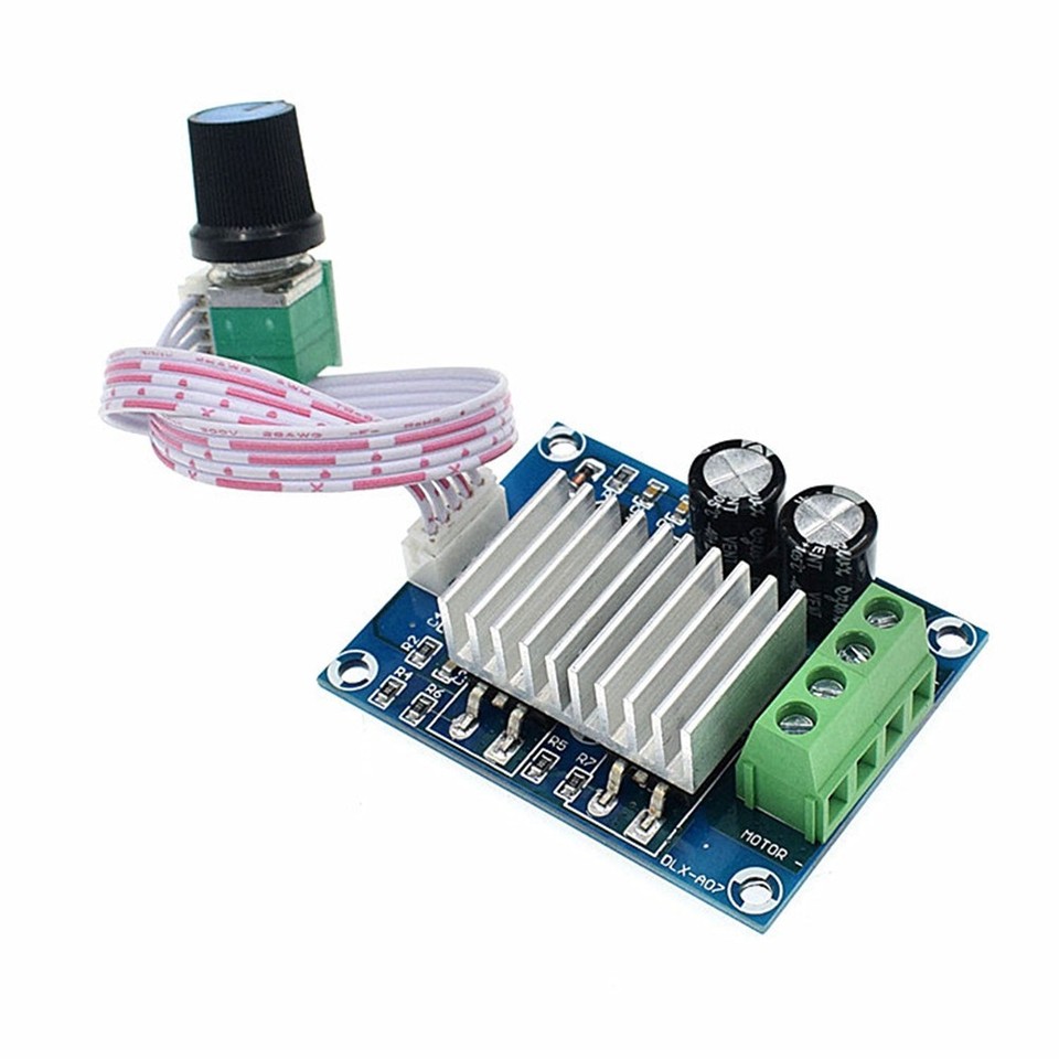 20A PWM DC Motor Speed Controller 12-24V DC Adjustable Motor ...