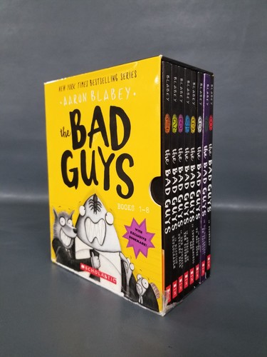 Aaron Blabey The Bad Guys 1-8 PB Books Series Boxset 1st Edition 2019 ...