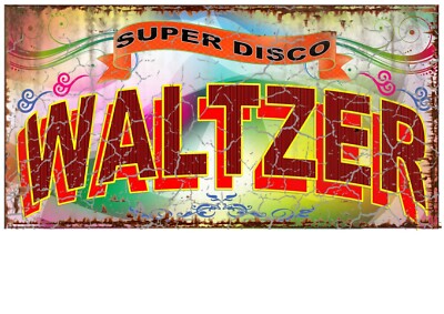 Waltzer Funfair Carnival Vintage Style Sign Waltzer Sign Vintage ...