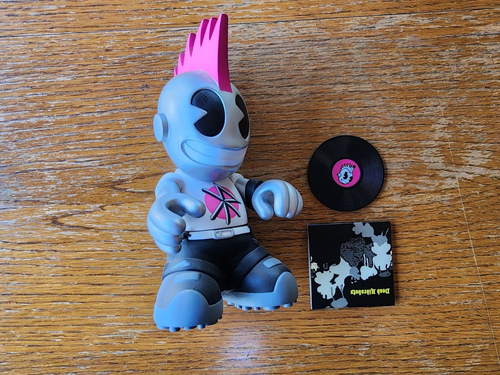 KidRobot Kid Robot Kidpunk Kidpunk 16 1980 7.5" with record and sleeve | eBay
