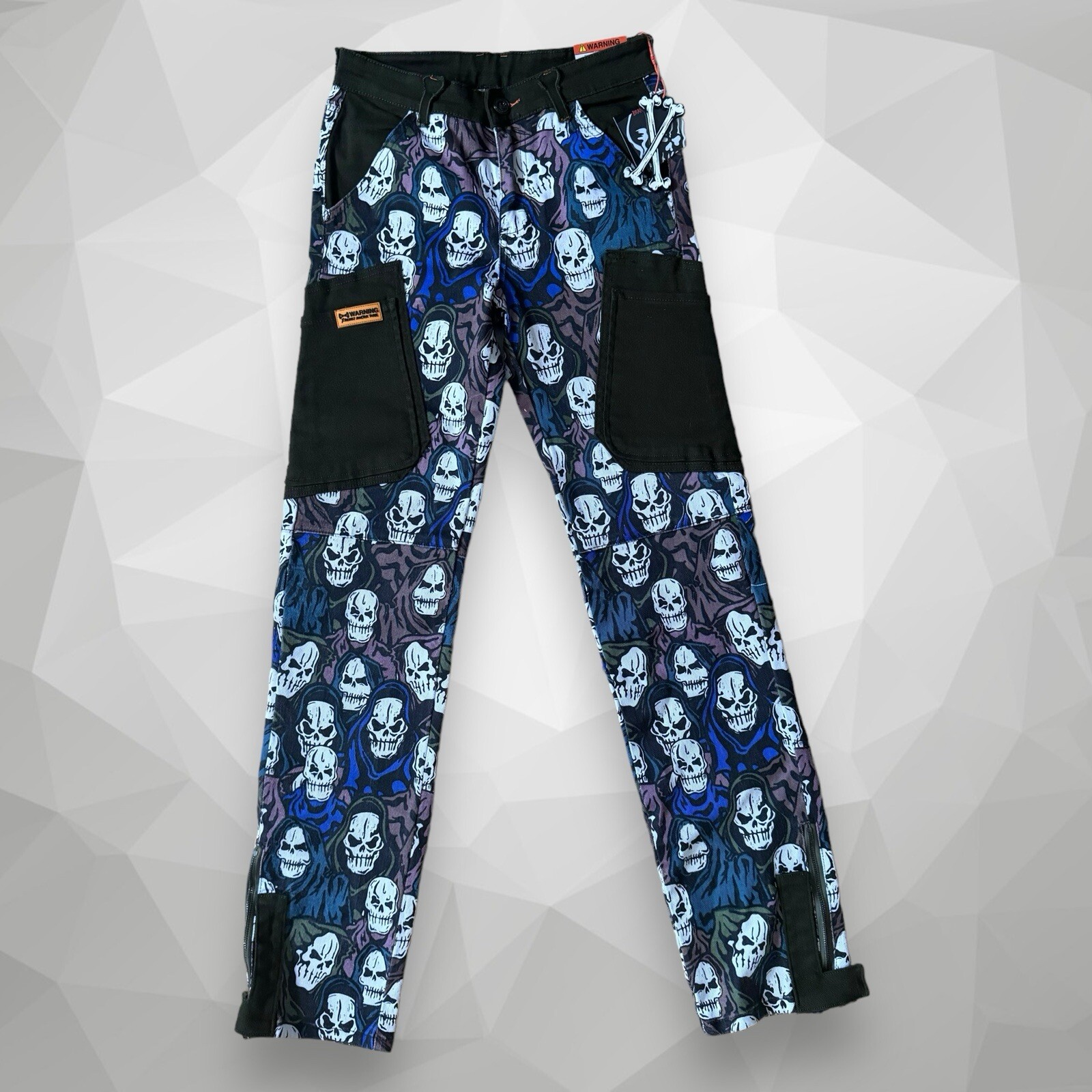 NEW - BRAND X ULTIMATE REAPER CARGO PANTS Size 28 - Skeletor He-Man ...