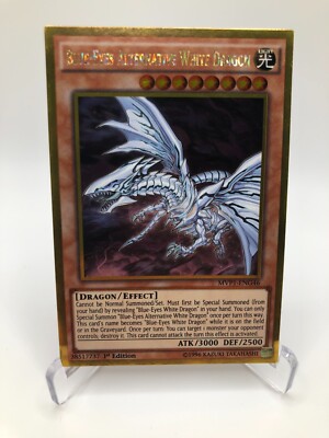 Blue Eyes Alternative Dragon - MVP1-ENG46 - 1st Edition - Gold Ultra ...