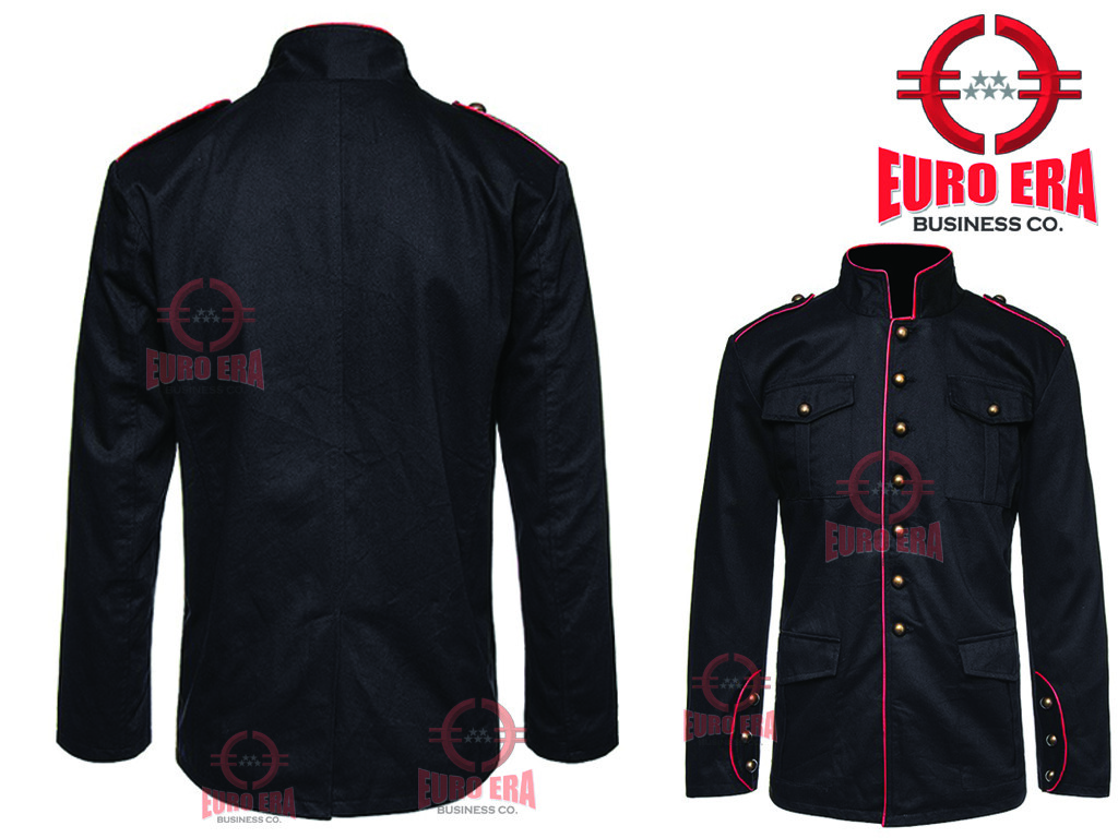 New Steampunk Gothic Vampire Style Tunic Coat Jacket 100% Wool | eBay