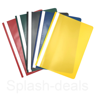 A4 Report Files Project Files Folders - 2 Prong Clear Front Cover | eBay UK