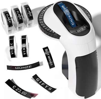 Dymo Omega Embossing Label Maker with 5PK Label Tapes 9mm Dymo Junior ...