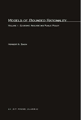 Models of Bounded Rationality: Economic Analysis and Public Policy ...