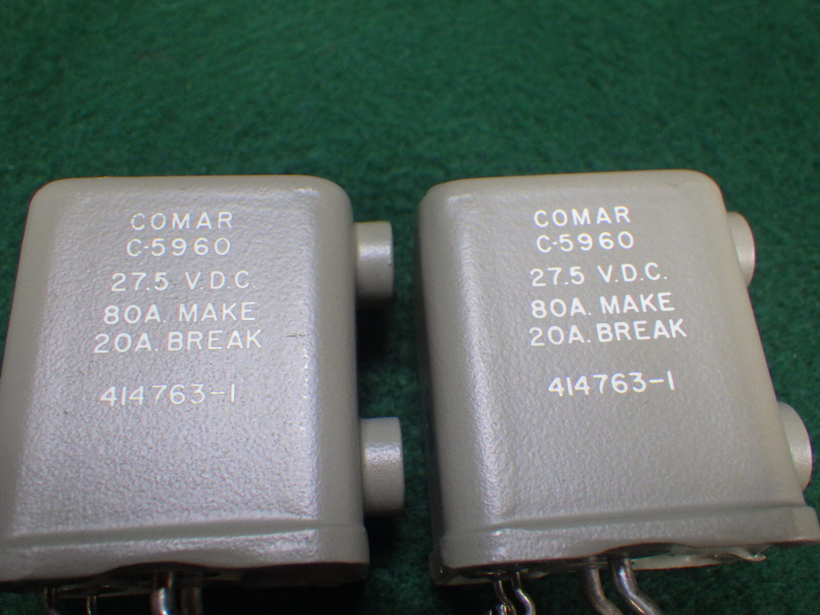 Pair NOS Comar Electric Make-break switches/relays27.5 VDC 20A-80A | eBay