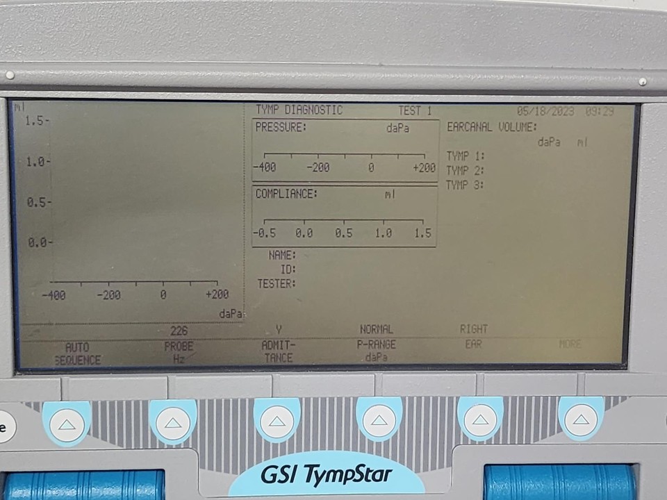 Grason-Stadler GSI 2000-97XX TympStar Tympanometer | eBay