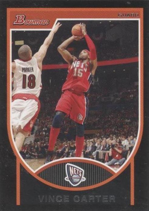 2007-08 Bowman Draft Picks & Stars - Vince Carter #40 for sale online ...