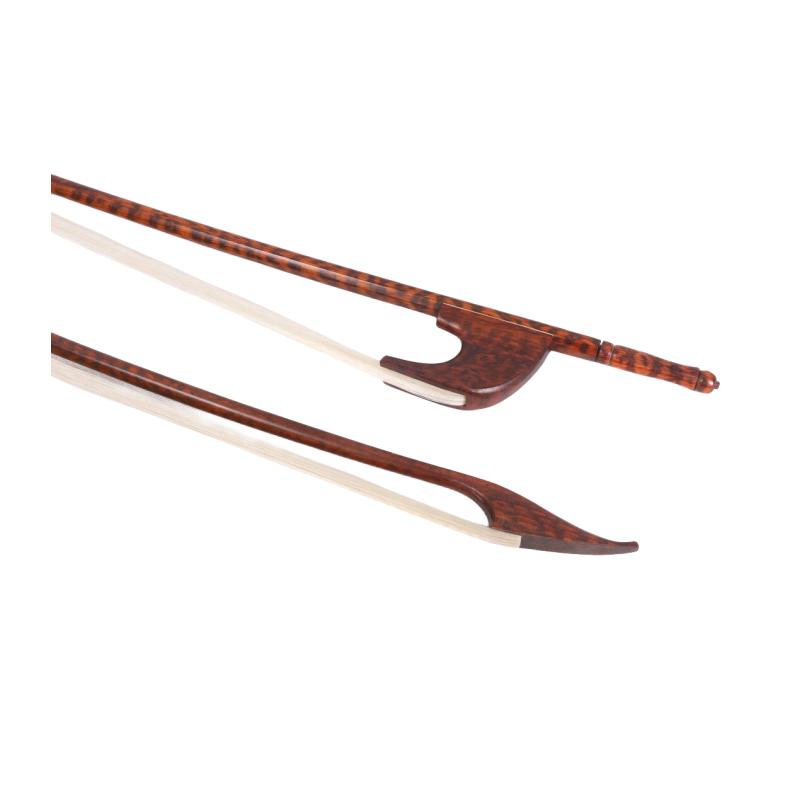 New Double Upright Bass Bow baroque Bows Natural Snakewood Straight ...