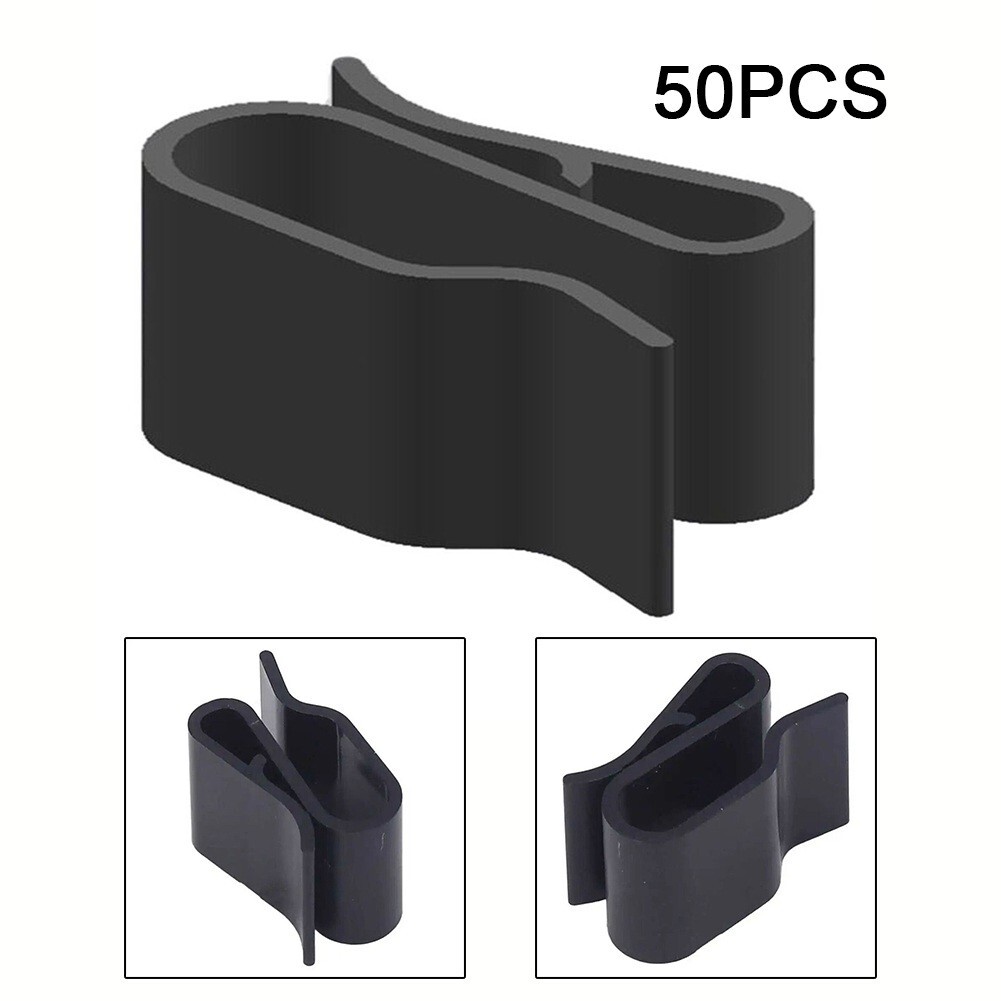 50pcs Solar Panel Photovoltaic Frame Wire Clips Easy Removal PV Cable ...