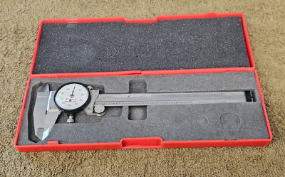 Starrett No 120A Slide Caliper Dial 6" .001" Machinist Precision Tool ...