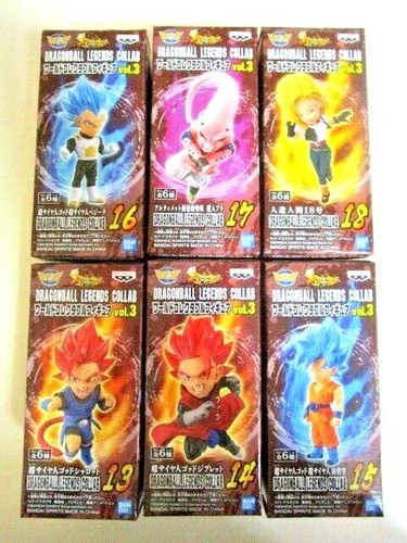 Dragon Ball Legends Collab World Collectable Figure WCF vol.3 All 6 ...