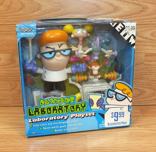 Genuine Cartoon Network Dexters Laboratory Playset With DeeDee & Monkey ...