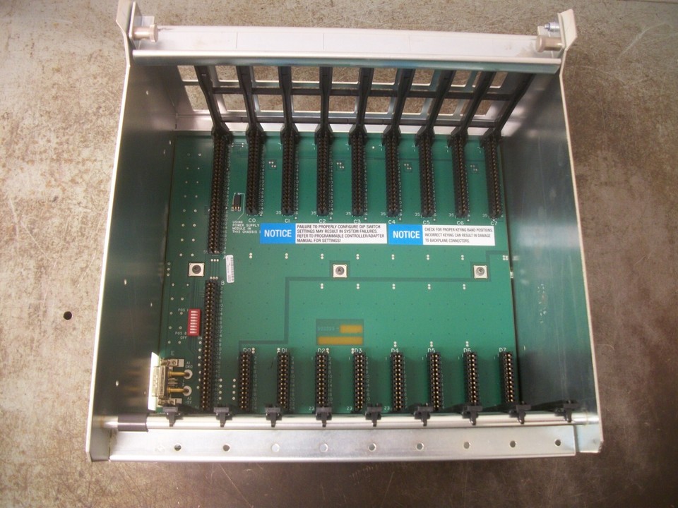 ALLEN-BRADLEY 8-SLOT PLC I/O CHASSIS SERIES B 1771-A2B NIB | eBay