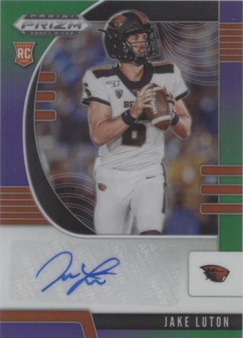 2020 Panini Prizm Draft Picks - Draft Picks Rookies Jake Luton #131 ...