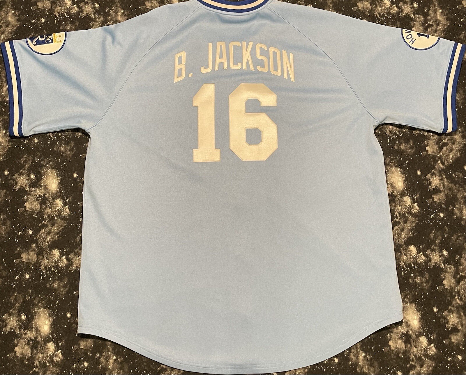 Authentic Mitchell & Ness MLB Kansas City Royals Bo Jackson Baseball ...