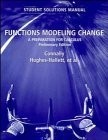 Functions Modeling Change, Student Solutions Manual: A Preparation for ...