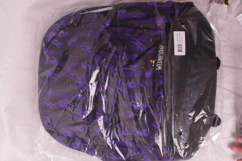 New Wednesday Addams Nevermore Academy Dress And Cello Print Backpack ...