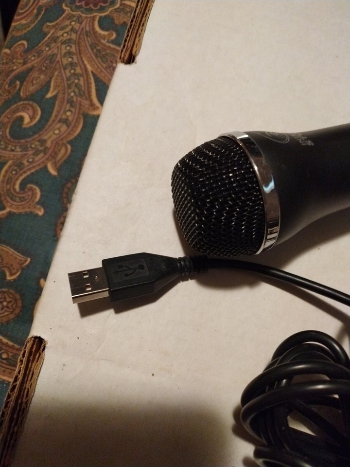 Disney Interactive Studios USB Microphone Wii Ps3 Xbox 360 PC Logitech ...