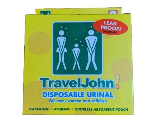 New Travel John Disposable Urinal for Men Women & Children 3 units Pack ...