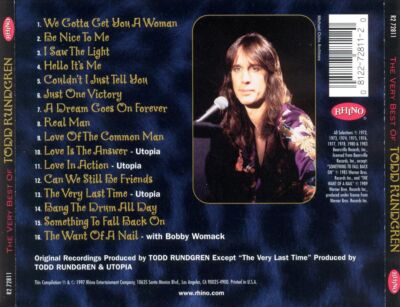 THE VERY BEST OF TODD RUNDGREN NEW CD 81227281120| eBay