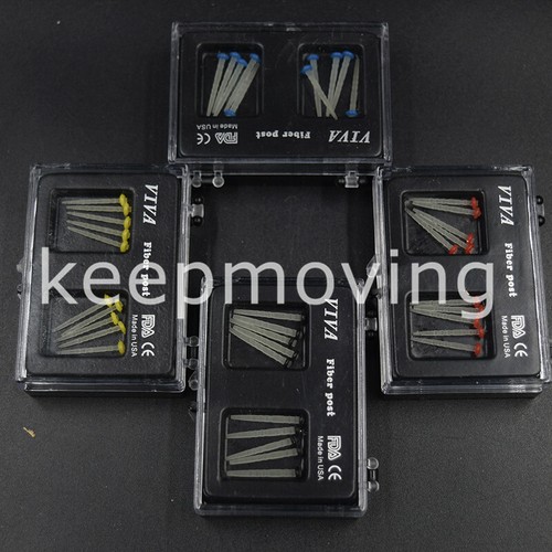 50 Pcs Dental Glass Fiber Post Root Canal Pins Resin Post Core-Crown ...