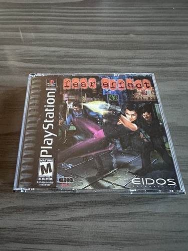Fear Effect PS1 Sony PlayStation Black Label CIB W/Manual & Reg. Card ...