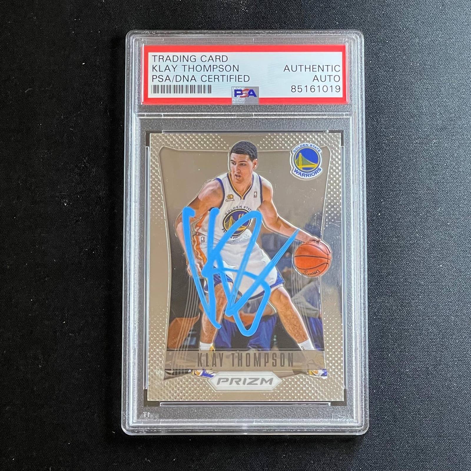 2012-13 Panini Prizm #203 Klay Thompson Signed Rookie Card PSA AUTO ...