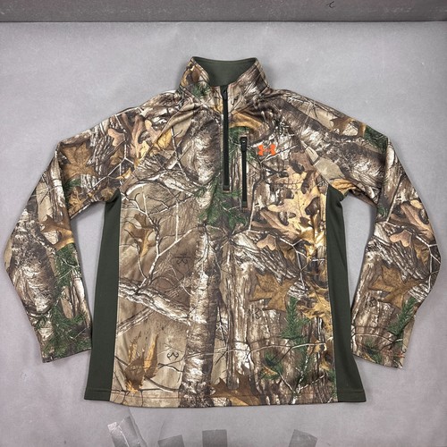 Under Armour Pullover Men Medium Realtree Xtra Camo Hunting Fleece ...