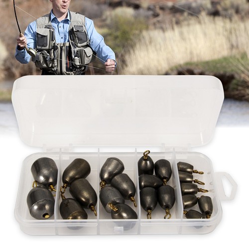 20pcs/set Fishing Jig Weight Durable Anti-wear Universal Impact ...