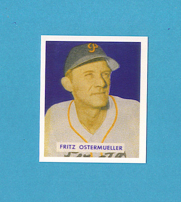 1949 Bowman Reprint #227 Fritz Ostermueller Card - Pittsburgh Pirates ...