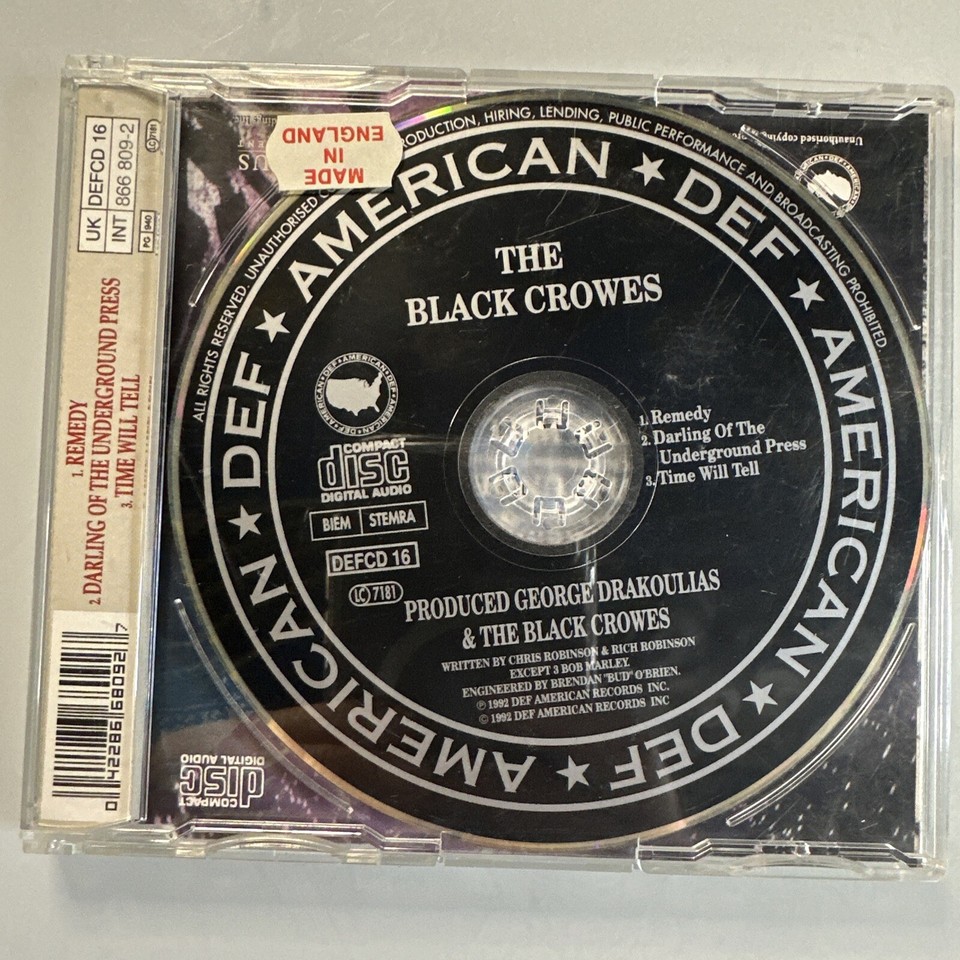 The Black Crowes Remedy CD Single | eBay