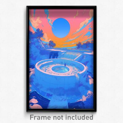 Art Poster - Circular Kennel (Psychedelic Trippy Weird 11x17 Print) | eBay