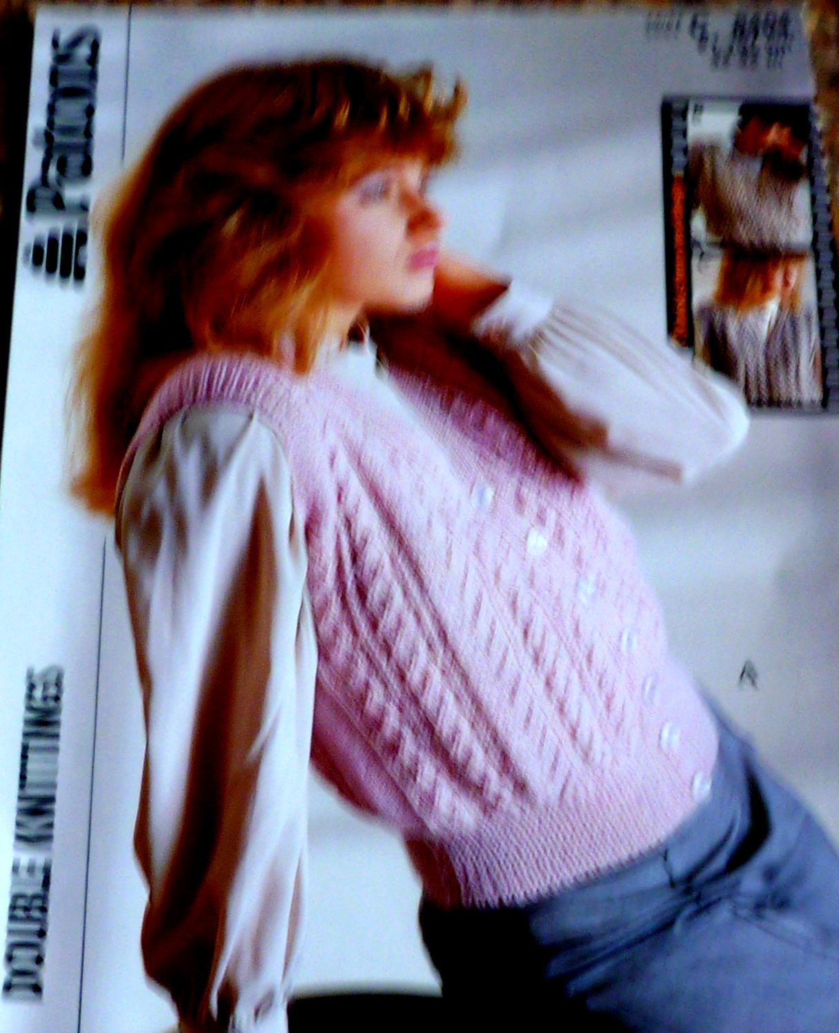 Patons Knitting Pattern Lady's DK Panel Patterned Waistcoat No C8404 ...