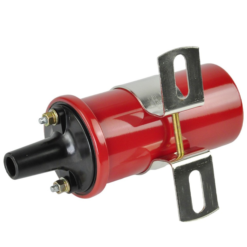 OEM SMALL CAP HEI DISTRIBUTOR+RED COIL + 8.5mm WIRES UNDER EXHAUST For ...