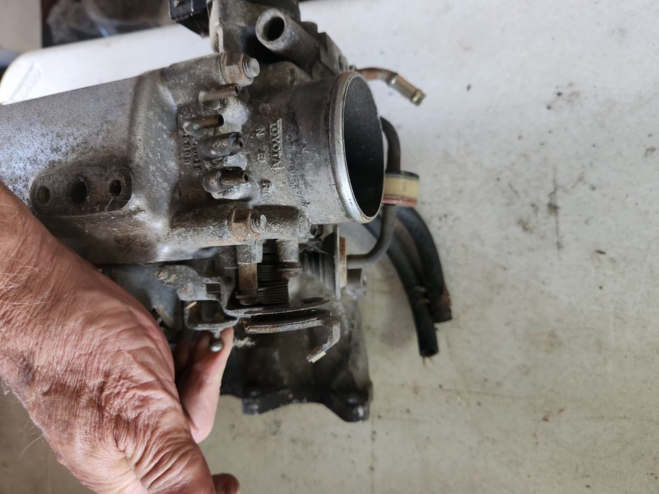 TOYOTA MR2 AW11 4AGE TVIS INTAKE MANIFOLD W THROTTLE BODY OEM | eBay