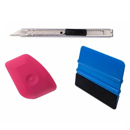 Professional Car Wrapping Tool Set Felt Squeegee Tint Scraper and Vinyl ...