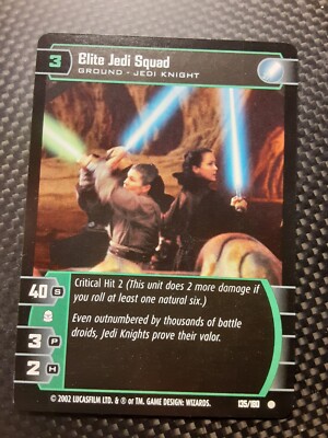 WOTC Star Wars TCG UNPLAYED Attack Clones MINT #135/180 ELITE JEDI ...