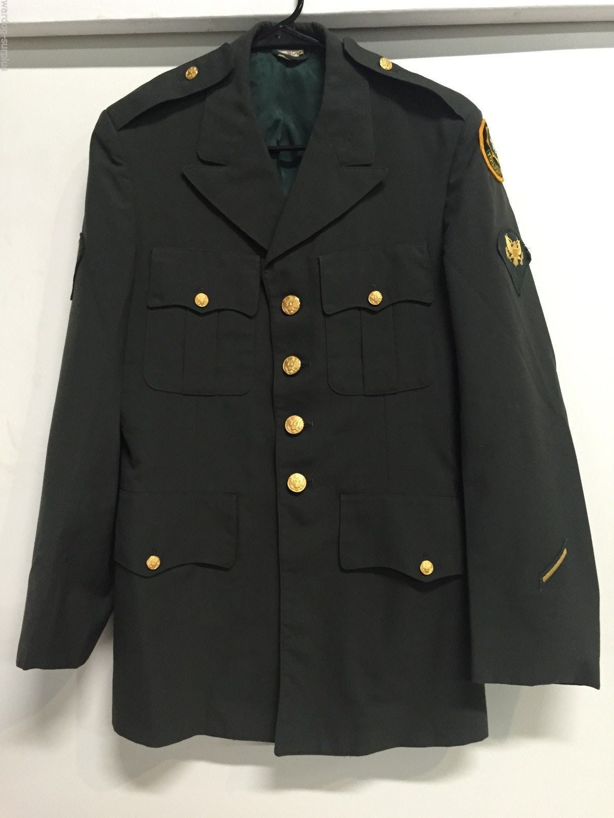 USGI US Army AG-344 Wool Class A Dress Uniform Coat JACKET TOP Size 36 ...