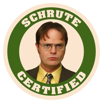 The Office Dwight Schrute Certified Vinyl Die Cut Sticker | eBay