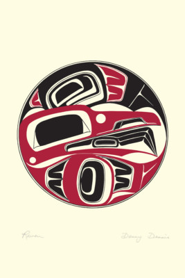 Raven Danny Dennis Art Card Tsimshian Northwest Coast Native No. 3030 ...