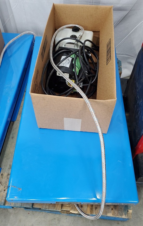 Bishamon Mobilift Model X75NBI Scissor Lift Table 1650 Lb Capacity ...