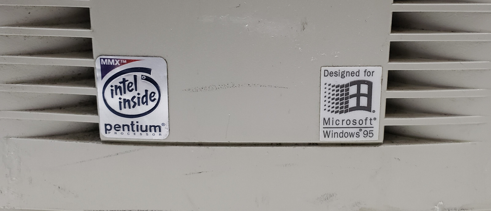 Vintage Retro Windows 95 PC Dell Dimension XPS M200S Pentium 200 32mb ...