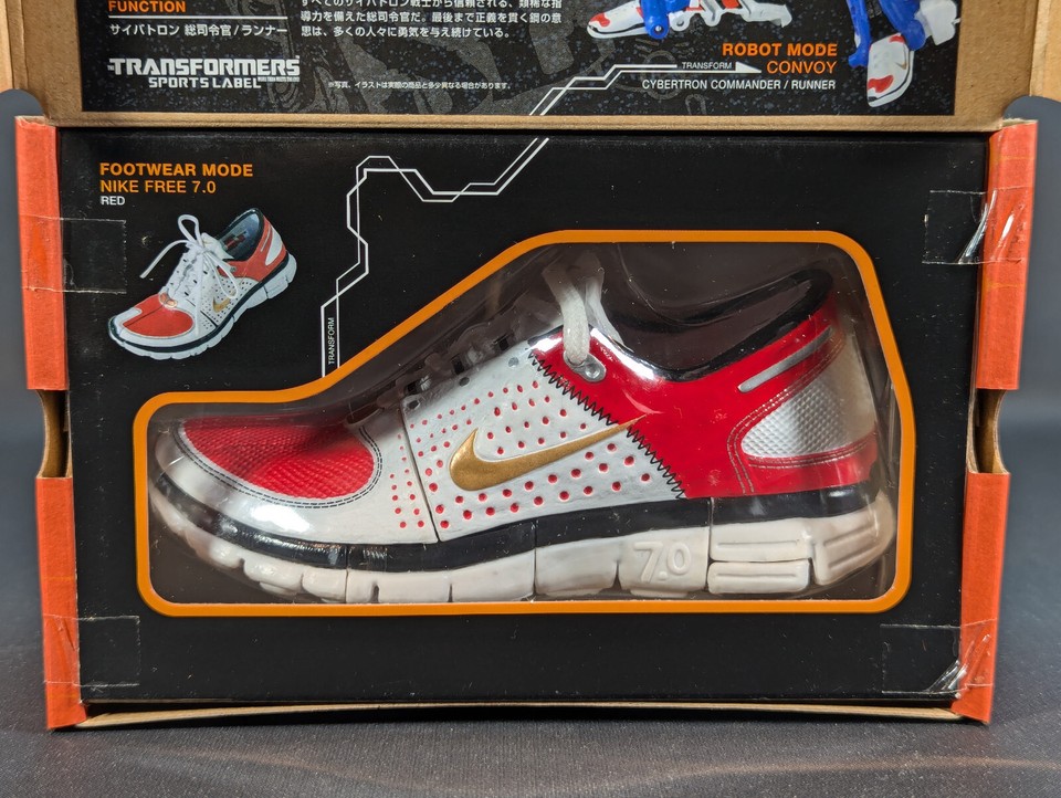 Transformers Nike Free Convoy SEALED Takara Sports Label Crossover ...